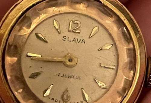Часы женские позолочнные "Слава"