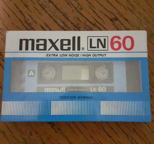 Аудиокассеты maxell ln 60 новая