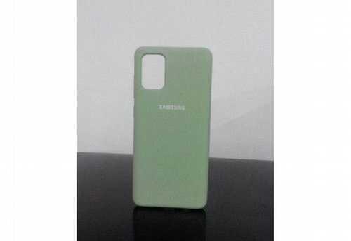 Чехол Soft Touch для Samsung Galaxy A71 green