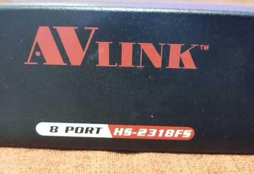 Сплиттер/разветвитель hdmi AVLink HS2318-FS 8-port