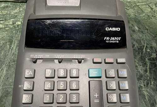 Калькулятор печатающий Casio FR-2650T