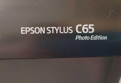 Принтер epson stylus C65 photo Edition