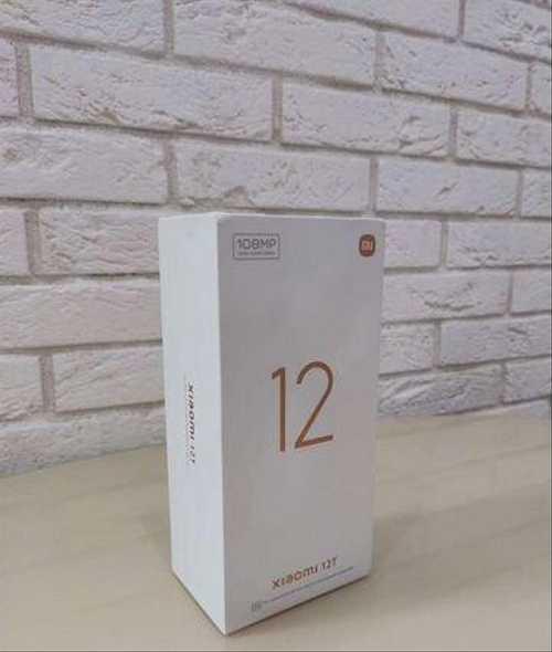Xiaomi 12T 8/128 black новый