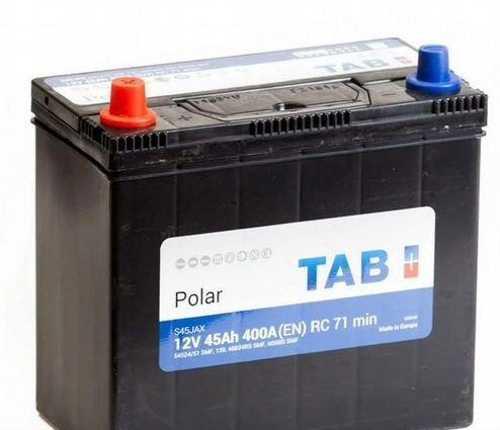 45ah Аккумулятор 12V 6ст-45.1 TAB Polar Asia 400A