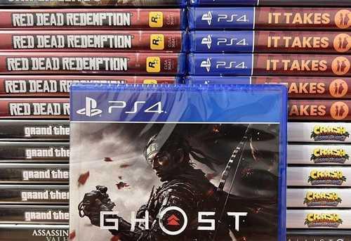 Новый диск Ghost of Tsushima, игра на PS 4