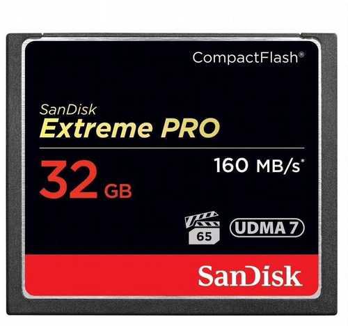 SanDisk Extreme Pro CompactFlash udma 7 32 гб