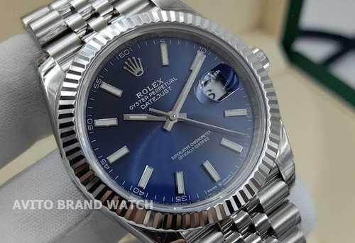 Мужские часы Rolex Datejust 41 мм синий циферблат