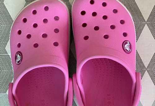 Сабо crocs розовые C9