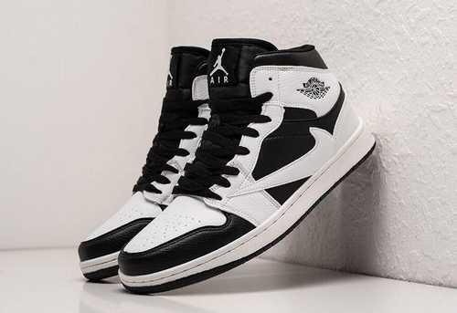 Кроссовки Nike Air Jordan 1 Mid x Travis Scott цве