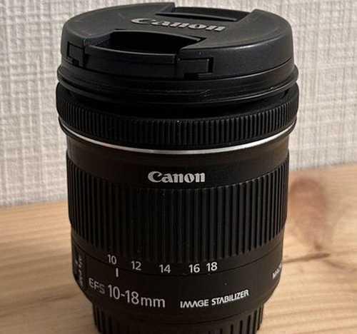 Объектив canon efs 10-18 mm