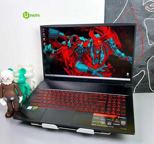 Игровой ноутбук MSI i7/GTX1650/17.3"