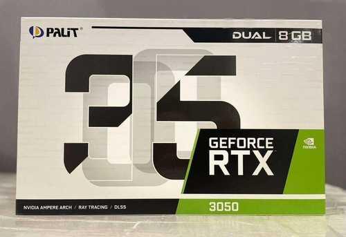 Видеокарта Palit Geforce RTX 3050 8GB новая