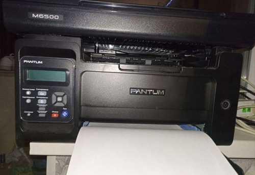 Чб принтер со сканером лазерный мфу pantum m6500