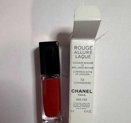 Chanel Rouge Allure Laque 72 с шиммером