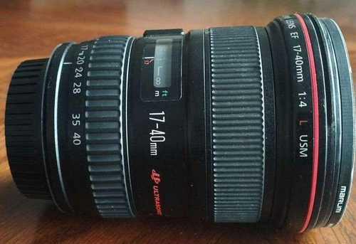 Объектив Canon EF 17-40 mm