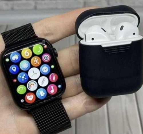 Apple watch 8 + AirPods 2 (в подарок)