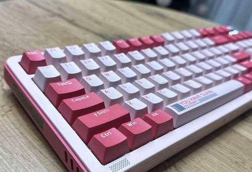Клавиатура беспроводная Royalaxe Y98 Розовая