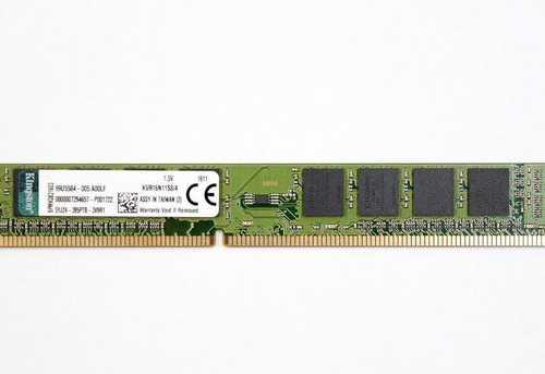 4GB DDR3-1600 PC3-12800 Kingston KVR16N11S8/4