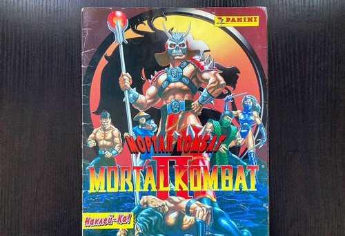 Журнал для наклеек Mortal Kombat Panini