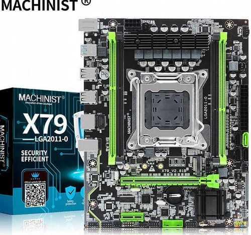 Материнская плата machinist X79(2011,DDR3Rx4,mATX)