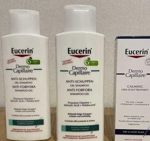 Eucerin Шампуни и успокаивающий тоник для кожи гол