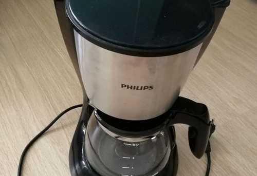 Кофеварка капельная philips + фильтры в подарок