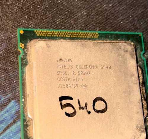 Процессор intel celeron g540