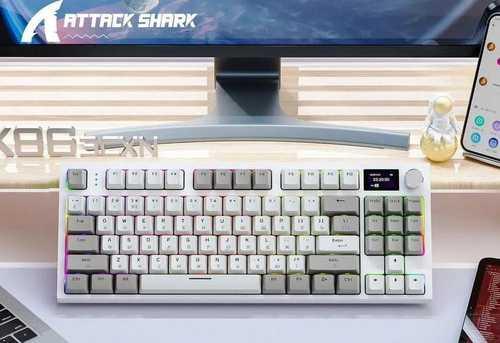 Механическая клавиатура attack shark K86 grey