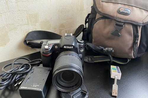 Фотоаппарат nikon D80 с объективом nikkor 18-135