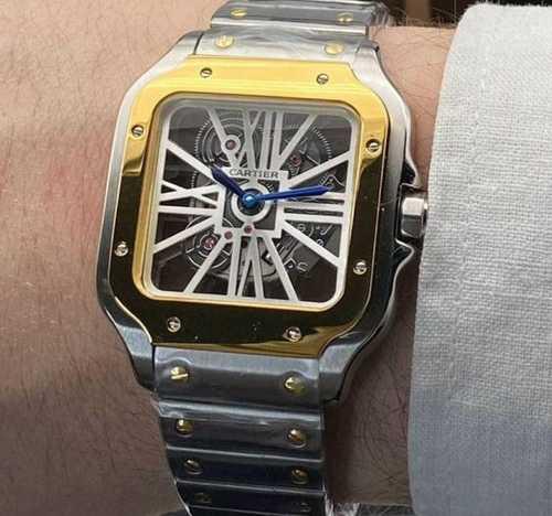 Часы мужские Cartier c гарантией год