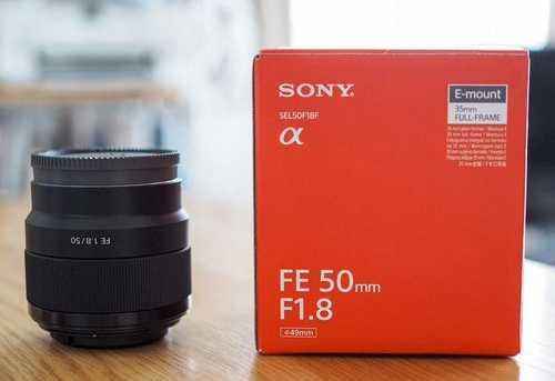 Объектив Sony FE 50mm f1.8
