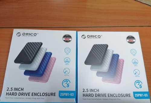 Внешний бокс для hdd 2.5" Orico, gembird новый