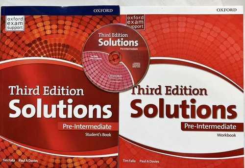 Solutions Pre-intermediate third edition Новые