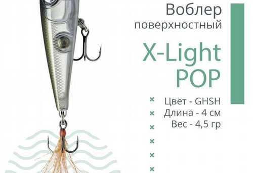 Воблер rapala X-Light Pop 04, ghsh,4см, 4.5гр