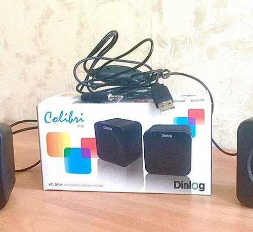 Компьютерные колонки Dialog Colibri AC-01UP Black