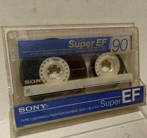 Аудиокассета Sony super ef 90