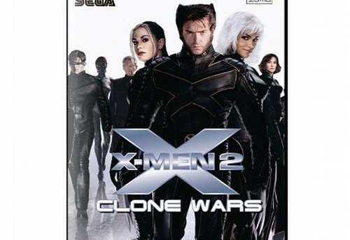 Картридж sega одноигровый X-MEN 2 clone wars