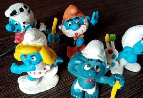 Смурфики Фигурки 5 штук Smurfs Peyo