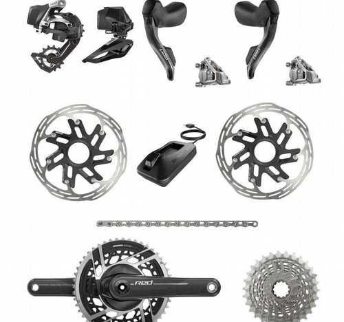 Sram RED AXS 2x12 Groupset - 48/35 Teeth