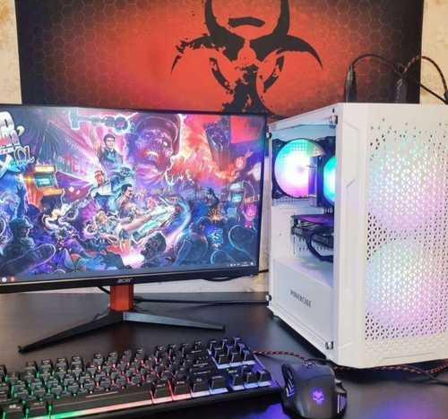 Мощ.пк 24 ядра,RTX3050,32 DDR4 27 165гц,цена завсё