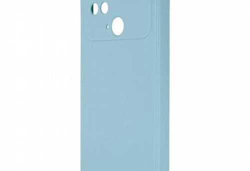 Чехол для Xiaomi Poco C40 Silicone cover (голубой)