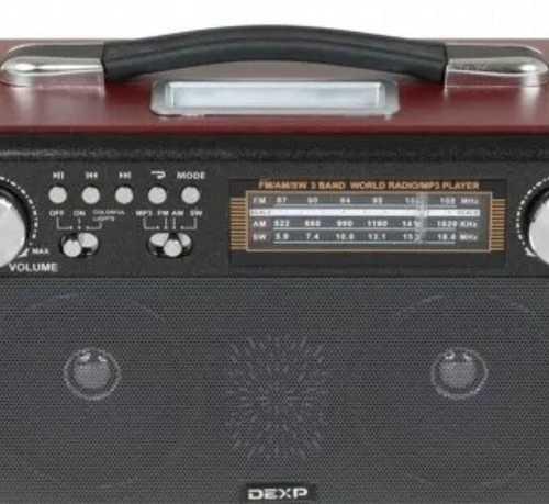 New радиоприемник Bluetooth dexp RS850 стерео мдф