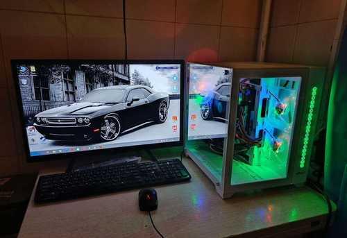 Мощный Стильный Красивый Компьютер Аквариум+Моник