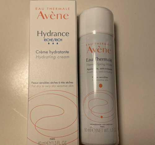Набор avene hydrance riche и термальная вода