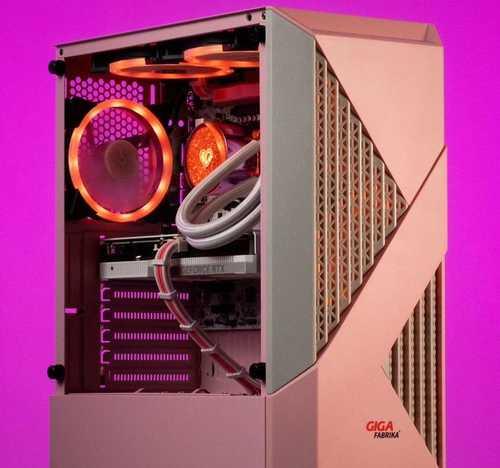 Игровой пк paladin188 GTX 1660 Super 6GB б.у. Ryzen 5 5500 Evesky firerose F3-A pink