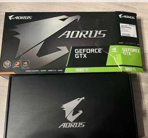 Видеокарта gtx 1660 ti gigabyte aorus