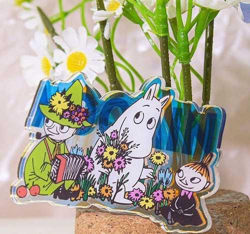 Наклейный держатель смартфона Moomin/Муми-Тролли