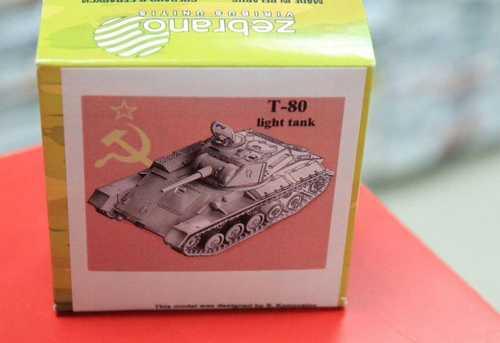 100067 Zebrano 1/100 Советский лёгкий танк Т-80