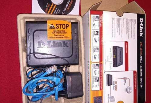 Маршрутизатор D-Link DSL-2500U, adsl2+