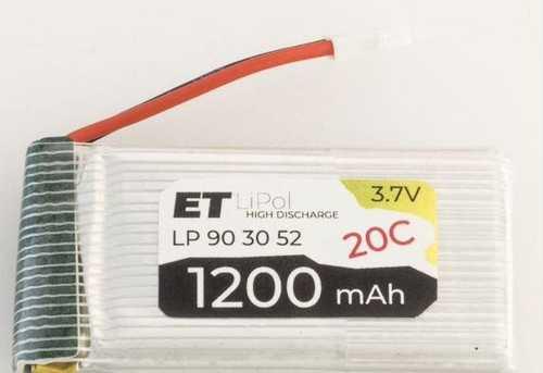 Аккумулятор ET LP903052-20CM 3.7В, 1200мАч, Li-Pol